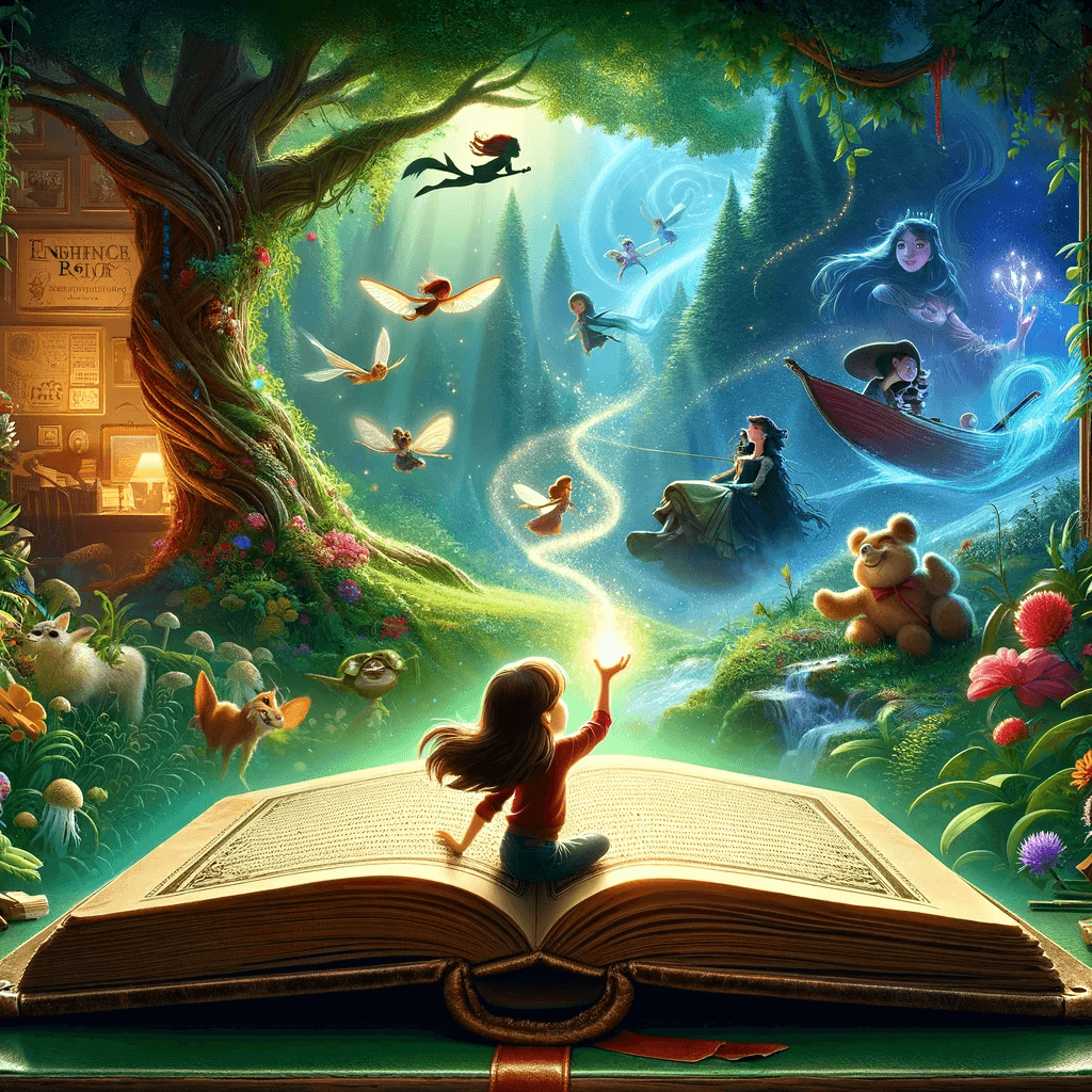 A Menina e o Livro Encantado - Historinhas para Dormir